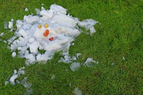 Melted Snowman Editorial Stock Photo - Stock Image | Shutterstock