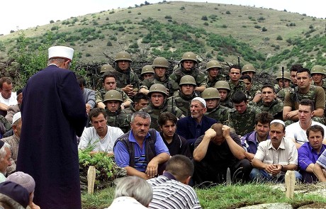 Elovomacedoniamacedonian Army Soldiers Sit Togather Relatives Editorial ...