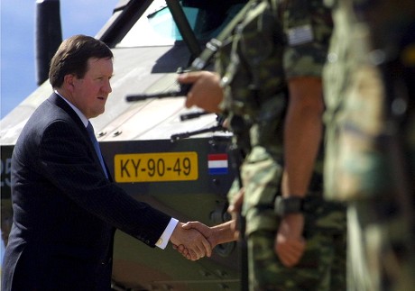 Skopje Macedonia Nato Secretary General Sir Editorial Stock Photo ...