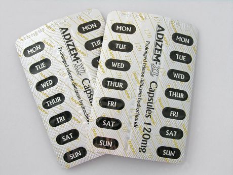 Adizem Prolonged Released Xl Capsules Diltiazem Editorial Stock Photo ...