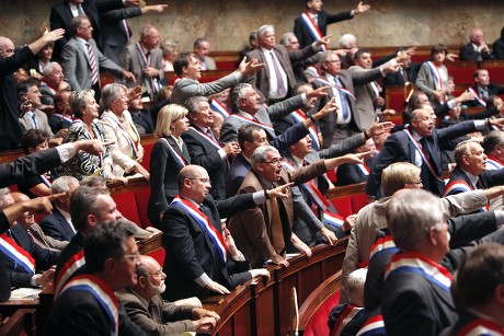 French Mps React During Session French Editorial Stock Photo - Stock ...