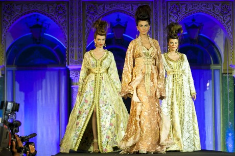 Models Present Kaftans Traditional Moroccan Dress Editorial Stock Photo ...
