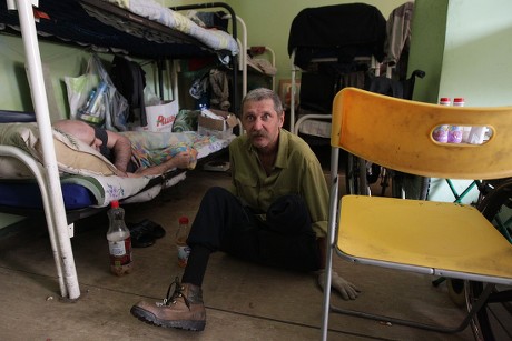 Inhabitants Shelter Homeless People Seen Their Editorial Stock Photo ...