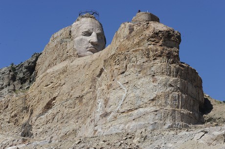 View Crazy Horse Memorial That Being Editorial Stock Photo - Stock ...