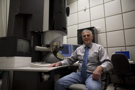 Israeli Scientist Daniel Shechtman Poses Next Editorial Stock Photo ...