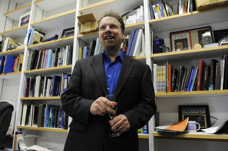Astrophysicist Adam Riess Holds Glass Glass Editorial Stock Photo ...