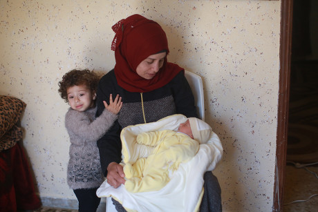Baby Ibrahim Born Palestinian Mother Samira Editorial Stock Photo ...