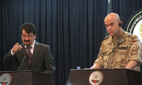 Afghan General Zahir Azimi Spokesman Afghan Editorial Stock Photo ...