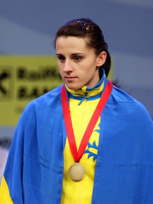 Ganna Kozenko Ukraine Stands On Podium Editorial Stock Photo - Stock ...