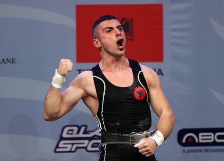 Daniel Godelli Albania Celebrates After Winning Editorial Stock Photo ...
