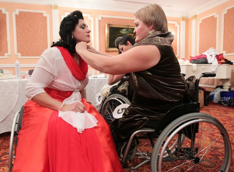 Participant Winner Beauty Contest Wheelchair Disabled Editorial Stock ...