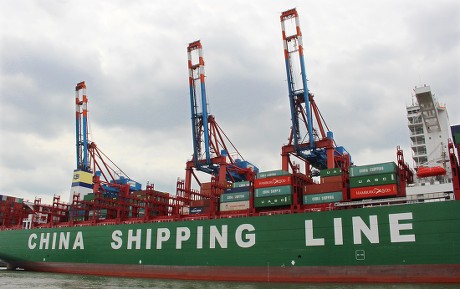 Cscl Atlantic Ocean Container Ship China Editorial Stock Photo - Stock ...