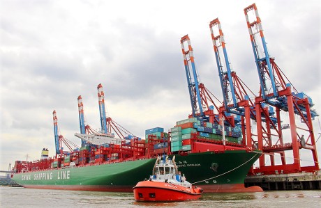 Cscl Atlantic Ocean Container Ship China Editorial Stock Photo - Stock ...