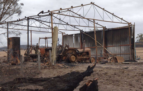 Burnt Out Barn Editorial Stock Photo - Stock Image | Shutterstock