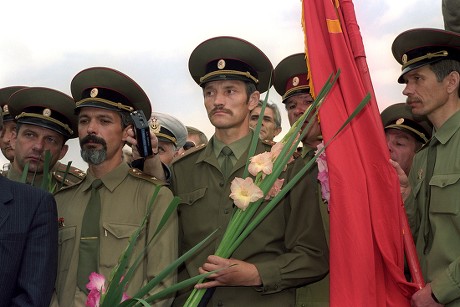 Russian Officers Stand Silent During Funeral Editorial Stock Photo ...