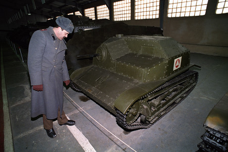 Russian Officer Looks Smallest Tank World Editorial Stock Photo - Stock ...