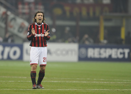 Andrea Pirlo Ac Milan Encourages His Editorial Stock Photo - Stock Image | Shutterstock