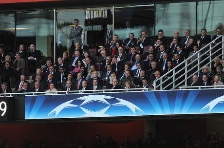 One Half Arsenal Directors Box Manchester Editorial Stock Photo - Stock ...