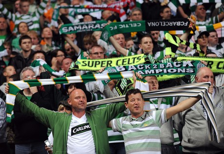 Celtic Fans United Kingdom Glasgow Editorial Stock Photo - Stock Image ...