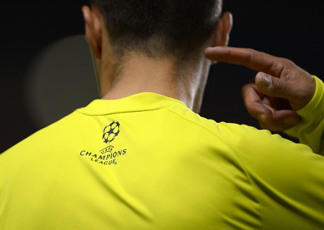 Uefa Champions League Branding On Assistant Editorial Stock Photo ...