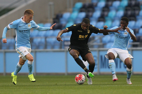 Manchester Citys George Glendon Bolton Wanderers Editorial Stock Photo ...