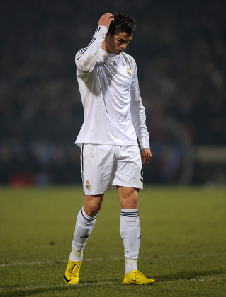 Dejected Cristiano Ronaldo Real Madrid Scratches Editorial Stock Photo ...