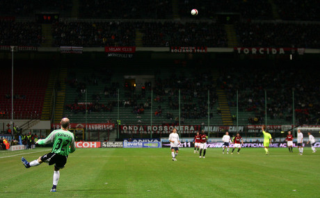 Marco Ballotta Lazio Clears Ball Upfield Editorial Stock Photo - Stock ...