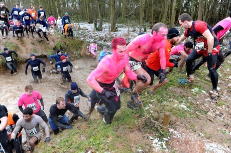 Tough Guy Extreme Running Race - 31 Jan 2010 Stock Pictures, Editorial ...