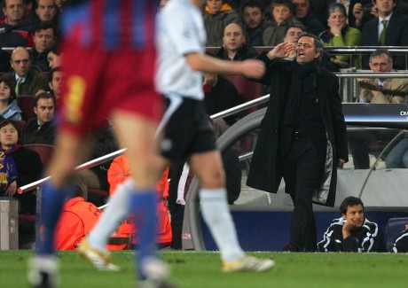 Ronaldinho Barcelona Celebrates His Winning Goal Editorial Stock Photo ...
