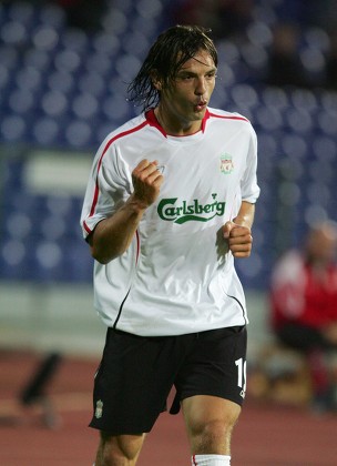 Liverpools Fernando Morientes Celebrates Scoring Editorial Stock Photo ...