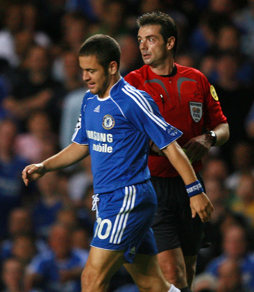Joe Cole Chelsea Referee Kyros Vassaras Editorial Stock Photo - Stock ...