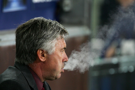 Ac Milan Coach Carlo Ancelotti Blows Editorial Stock Photo - Stock ...