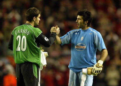 Liverpools Scott Carson Consoled By Juventus Editorial Stock Photo ...