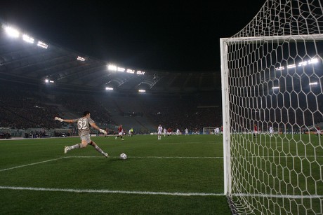 Roma Goalkeeper Doni Takes Goal Kick Editorial Stock Photo - Stock ...