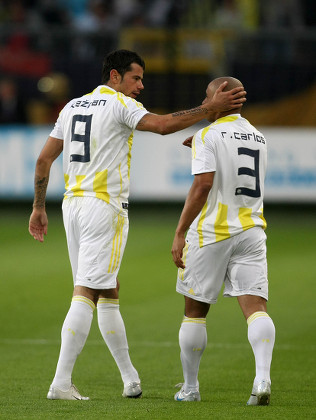 Ahmed Hassan Anderlecht Roberto Carlos Fenerbahce Editorial Stock Photo ...