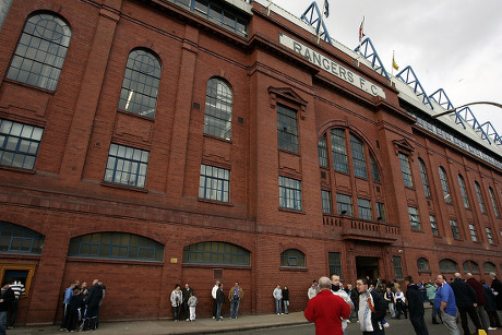 Glasgow Rangers Ibrox Stadium General View Editorial Stock Photo ...