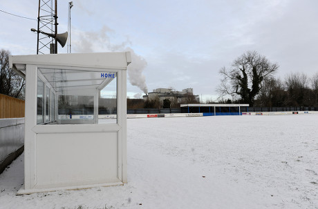 Snow Covered Pitch Ram Meadow Home Editorial Stock Photo - Stock Image ...