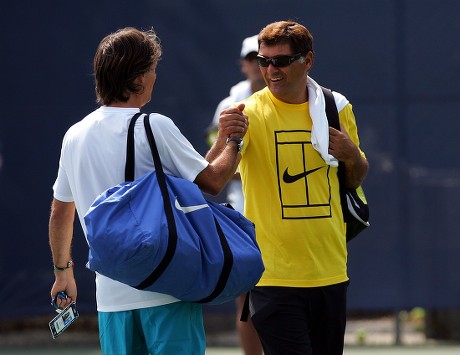 Rafael Nadals Coach Toni Smiles During Editorial Stock Photo - Stock ...
