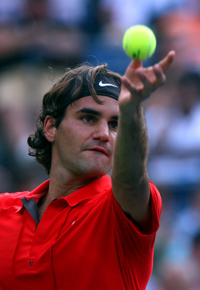 Roger Federer Switzerland Action During His Editorial Stock Photo ...