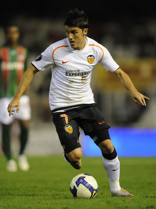 David Villa Valencia Runs Ball Spain Editorial Stock Photo - Stock ...