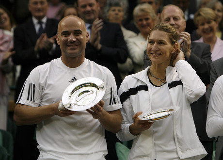 Steffi Graf Andre Agassi Receive Plate Editorial Stock Photo - Stock ...