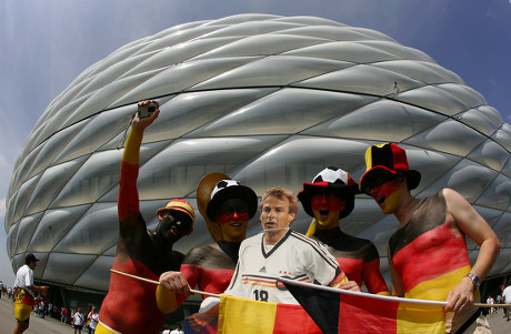 Germany Fans Celebrate Outside Allianz Arena Editorial Stock Photo ...