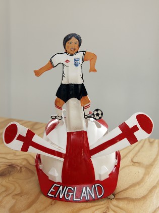 Personalised Makarapa Hats England Fans Alfred Editorial Stock Photo ...
