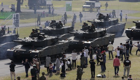 Japanese Ground Self Defense Forces Tanks Editorial Stock Photo Stock