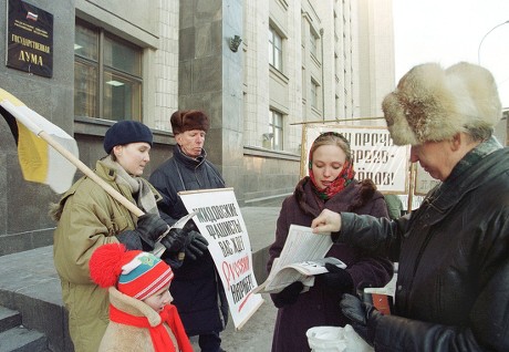 Man Byes Ultranationalist Newspaper Passing By Editorial Stock Photo ...
