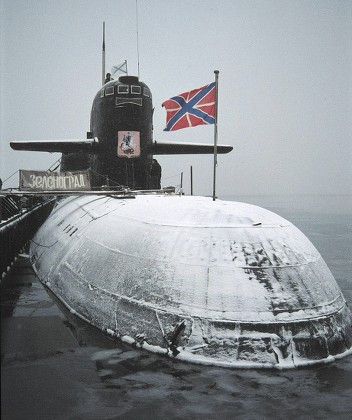 Russian Nuclear Submarine Missile Cruiser Pictured Editorial Stock ...