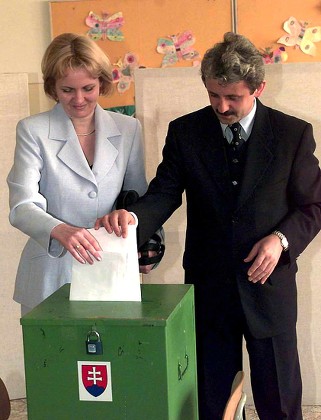Slovakian Prime Minister Mikulas Dzurinda His Editorial Stock Photo ...