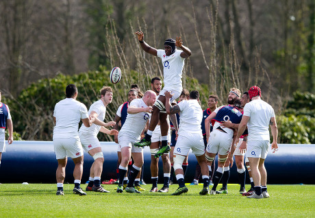 Maro Itoje England Practises Lineout Ball Editorial Stock Photo - Stock ...