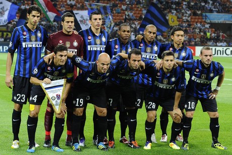 Inter Milan Team Group Italy Milan Editorial Stock Photo - Stock Image ...