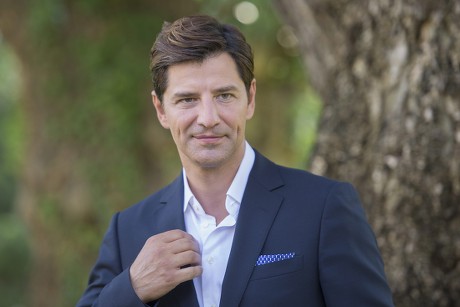 Greek Actor Panos Koronis Poses During Editorial Stock Photo - Stock ...